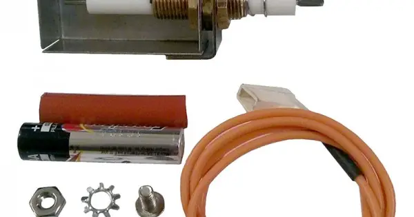 Fire Magic Ignitor Electrode Kit with Wiring, Collector Box and Bracket ...